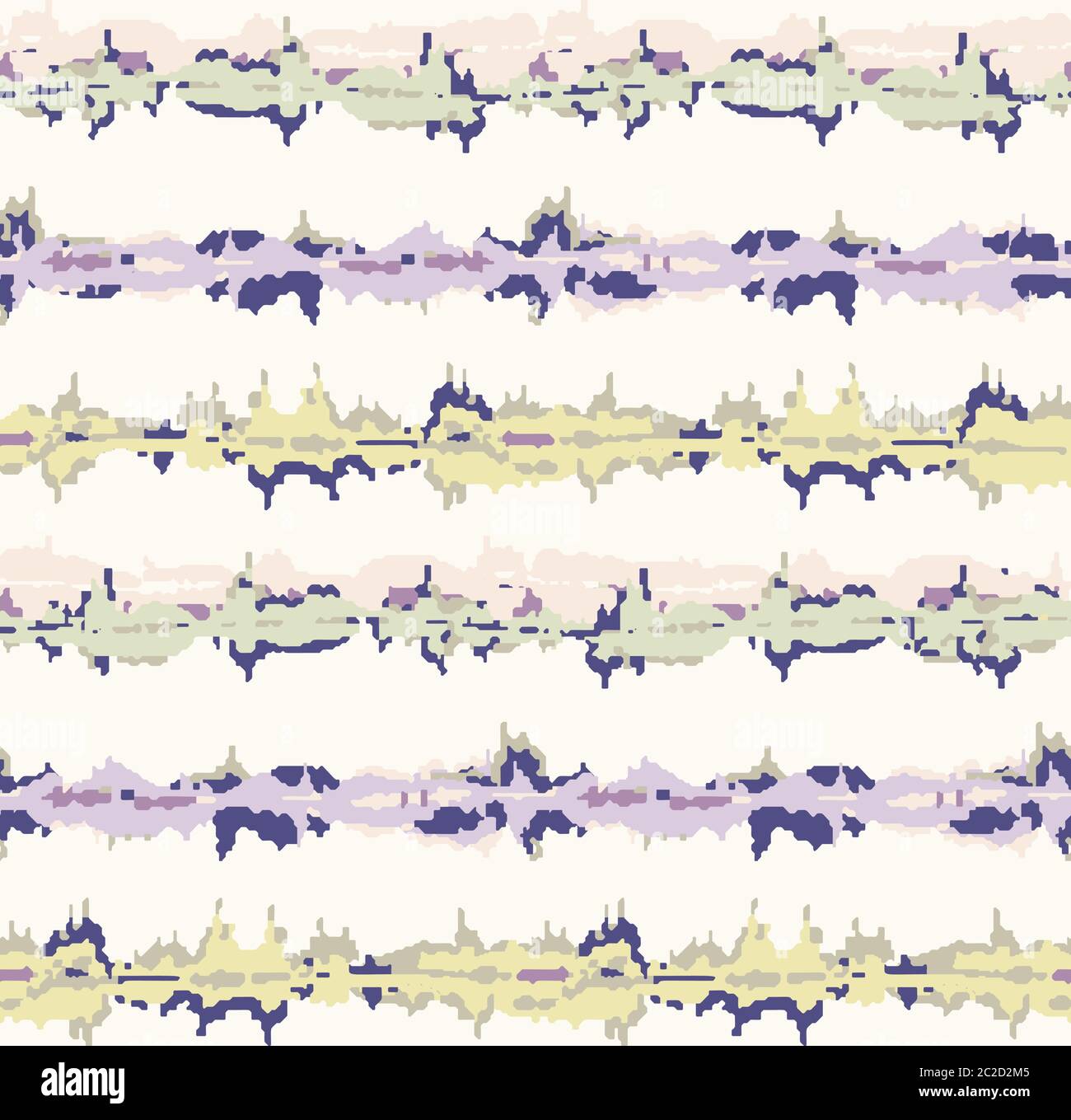 Lilac shibori tie dye broken stripe background. Seamless pattern wax ...