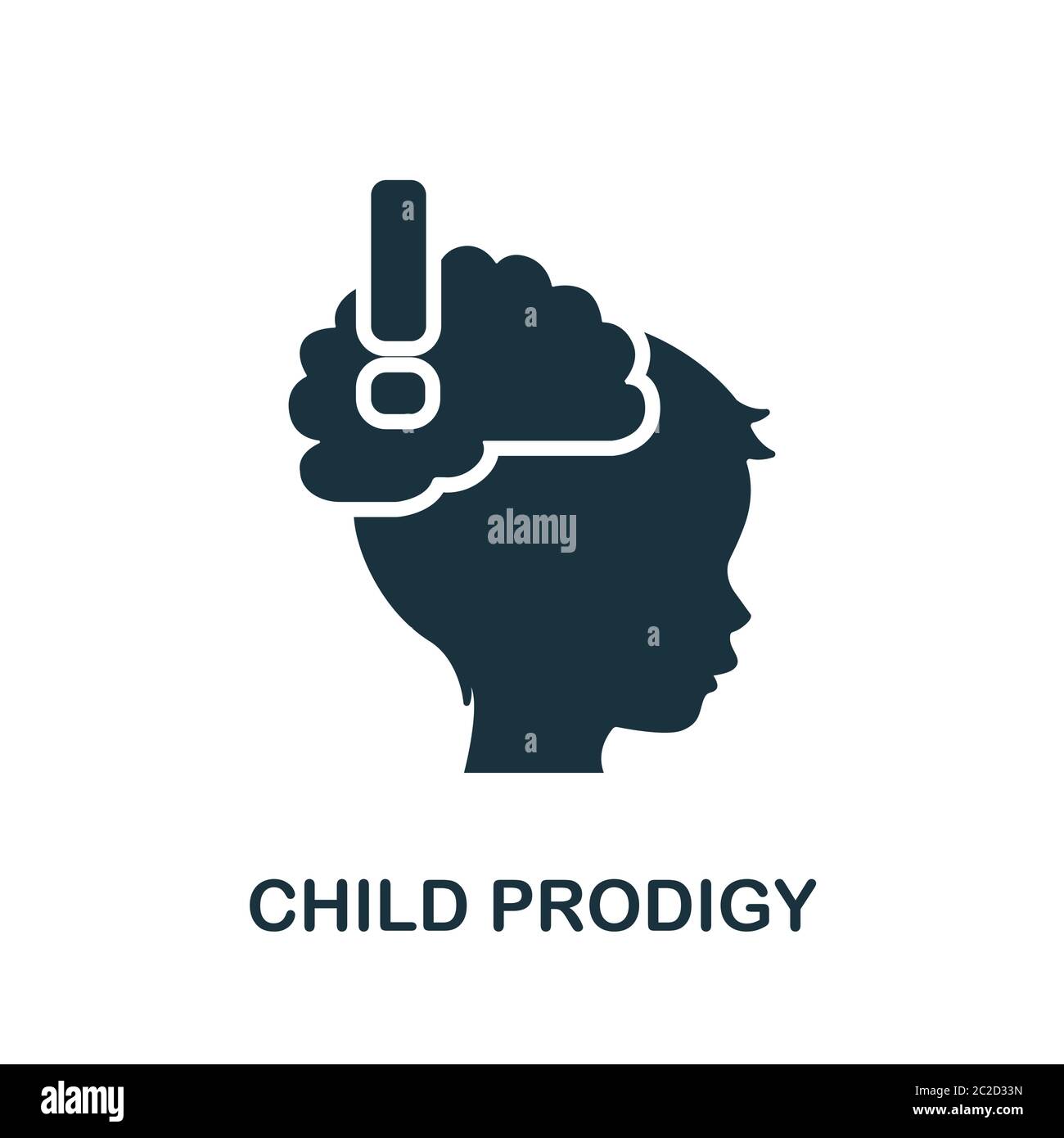 Child Prodigy icon. Simple element from child development collection ...