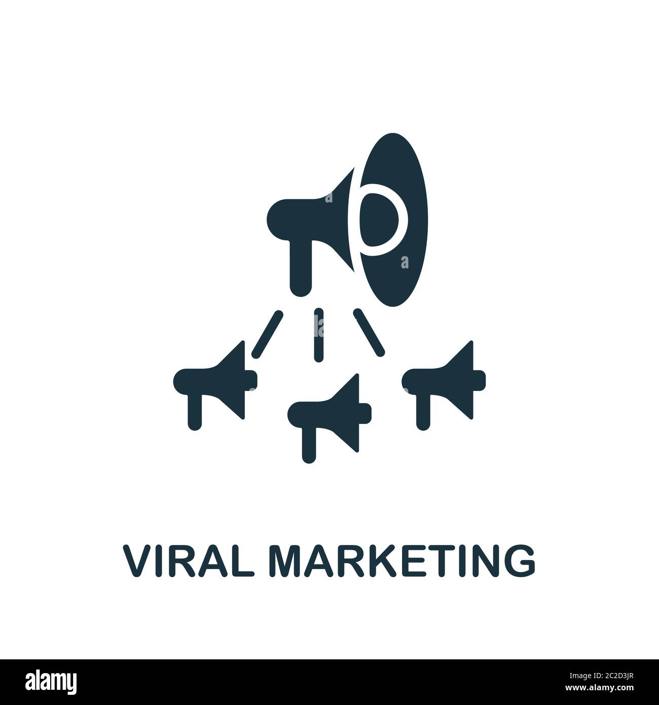Viral Marketing icon. Simple element from content marketing collection ...