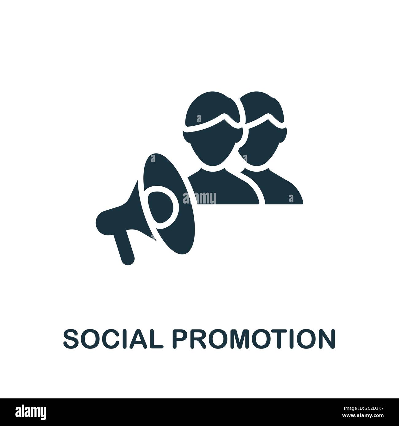 Social Promotion icon. Simple element from content marketing collection ...