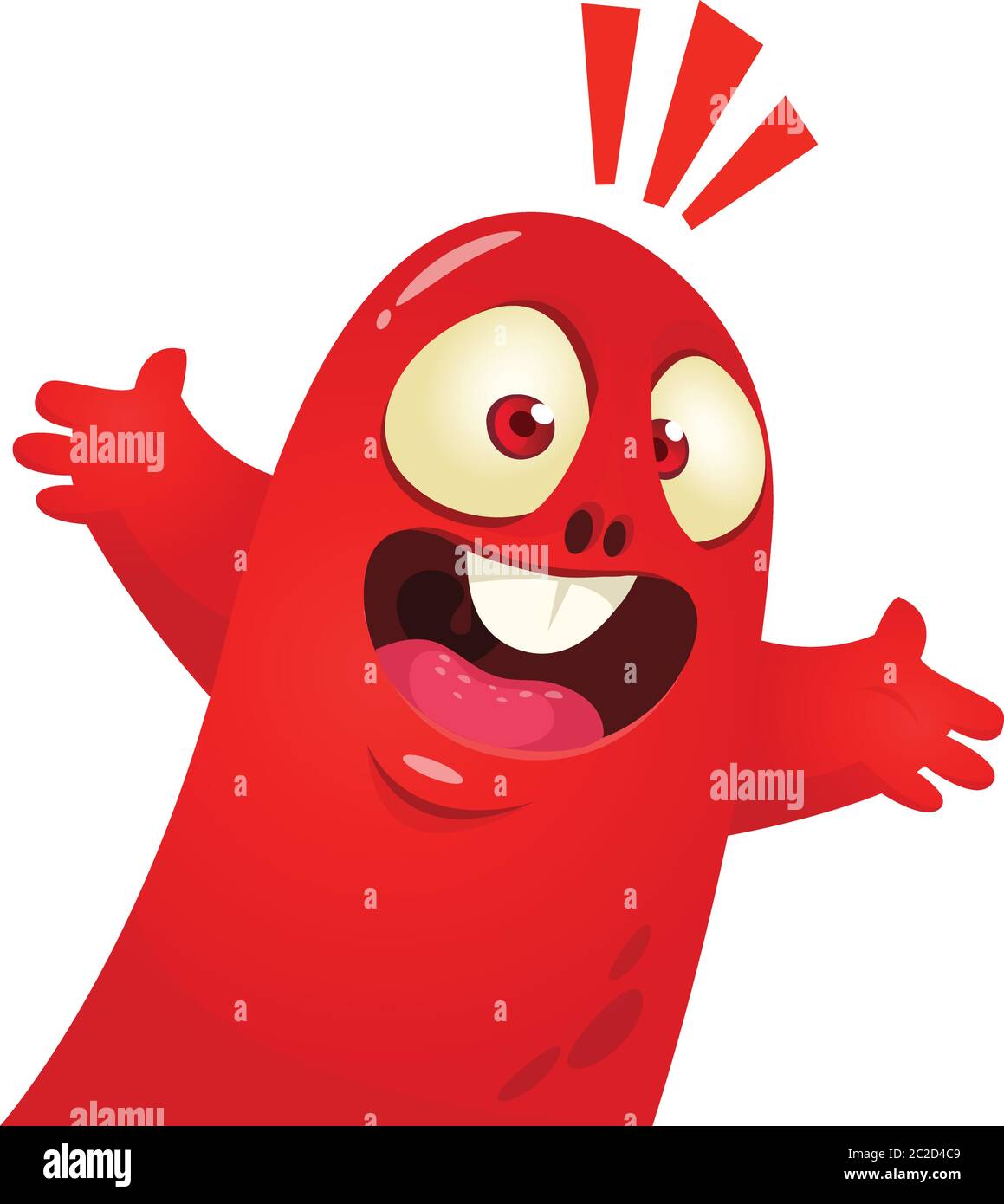 Red Monster Clipart