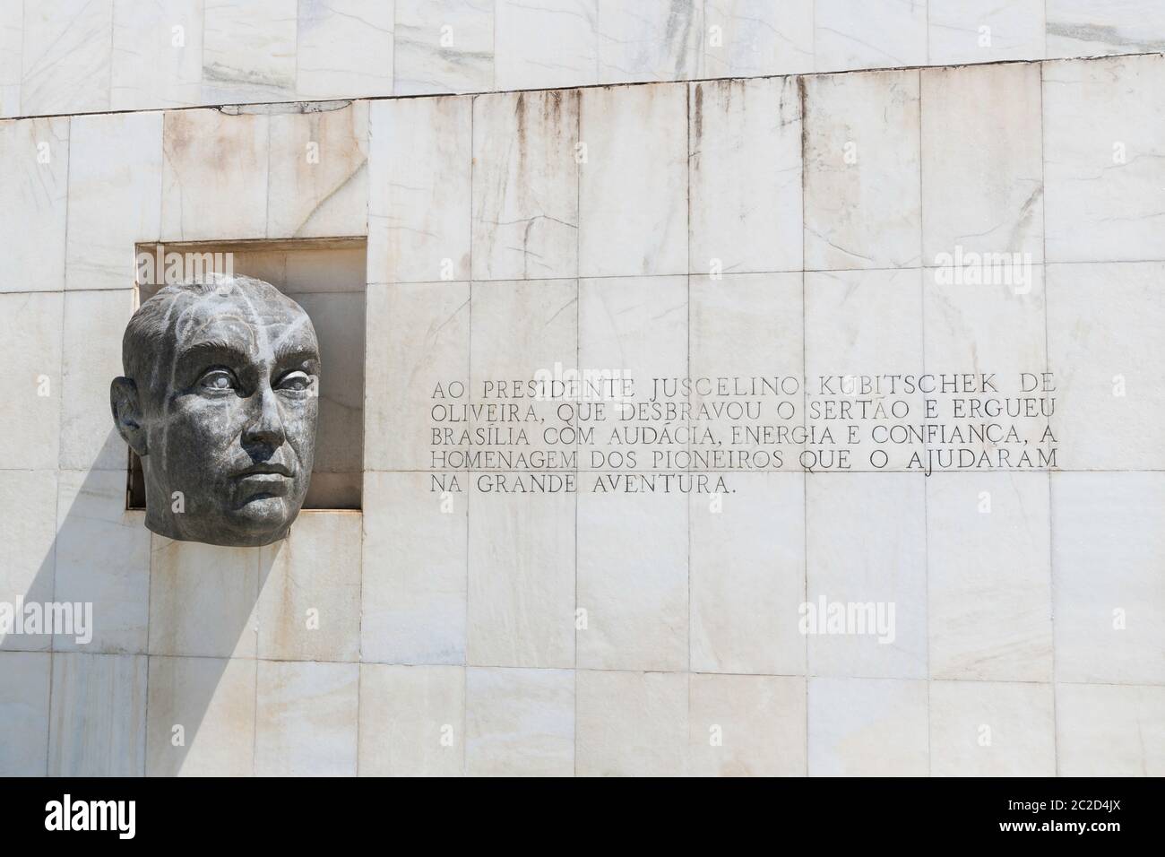 The bust of former Brazilian President, Juscelino Kubitschek Stock ...