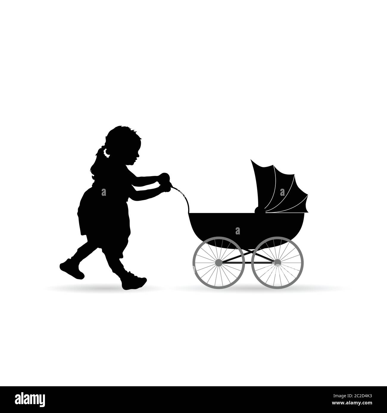 Baby Stroller Silhouette