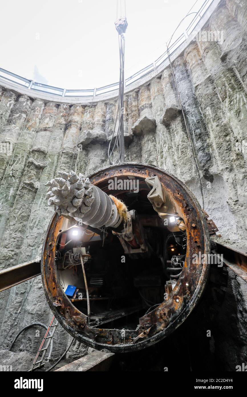 Nuclear Tunnel Boring Machine