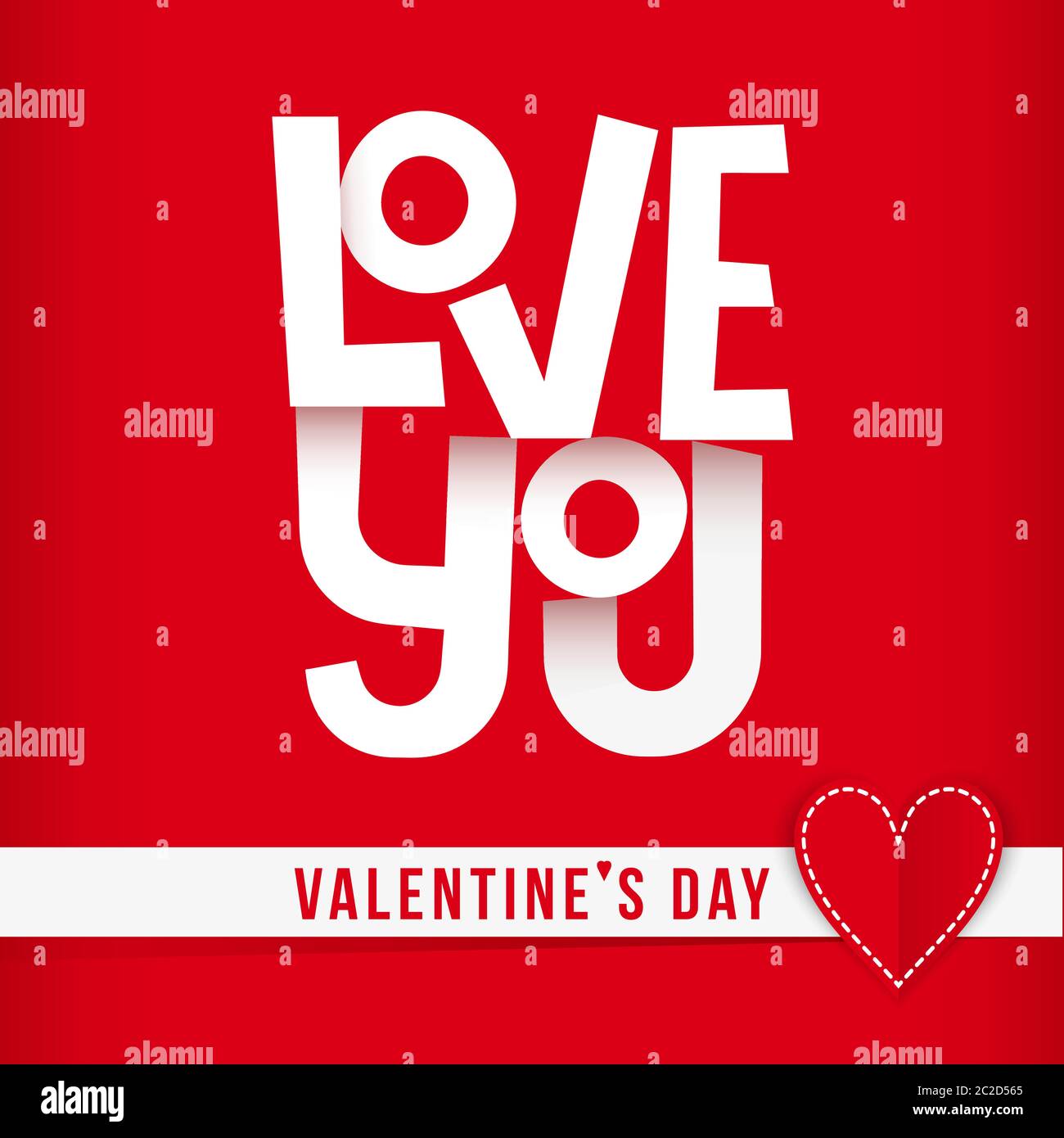 Love red lettering text Stock Vector Images - Alamy