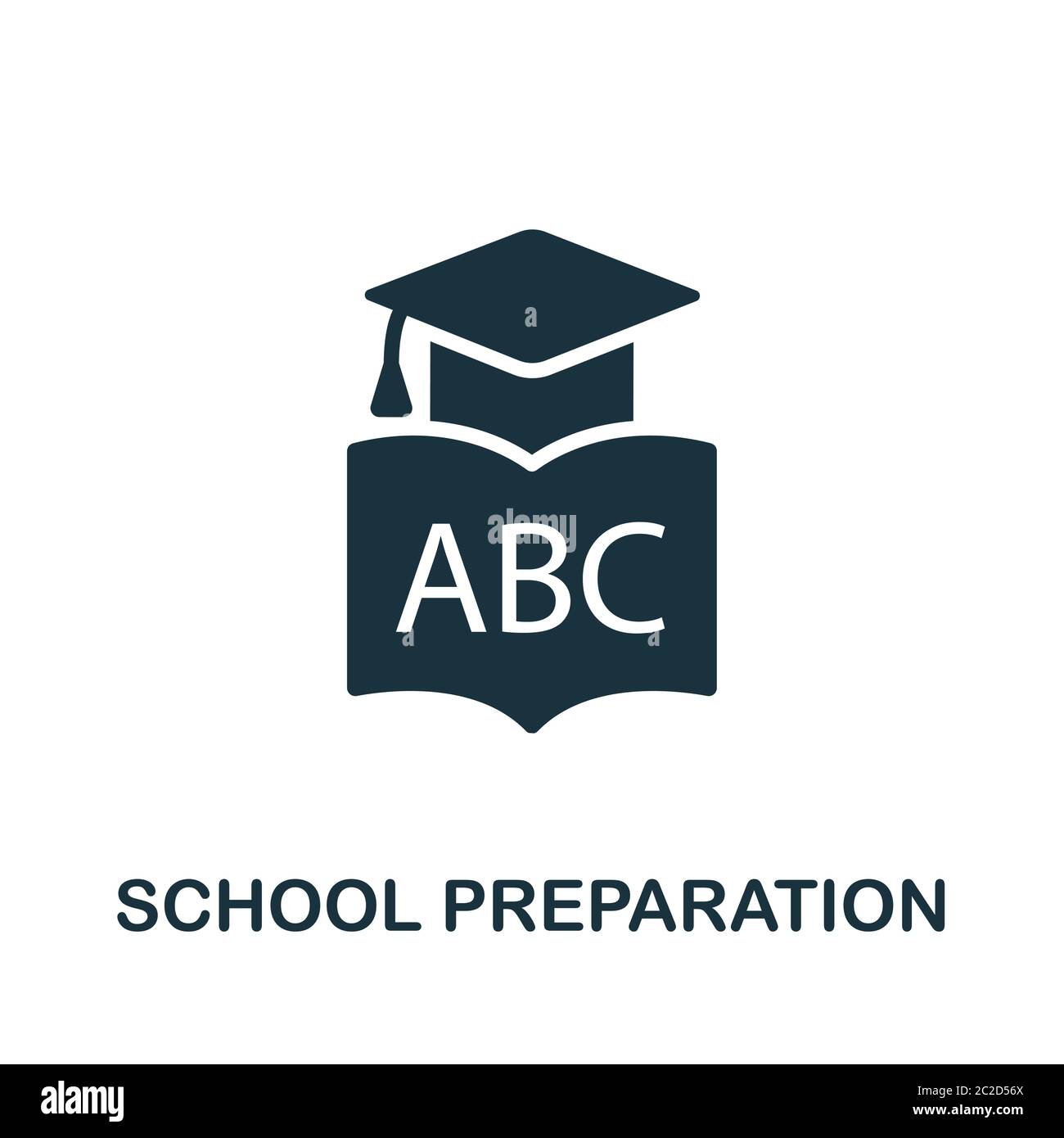 School Preparation icon. Simple element from child development ...