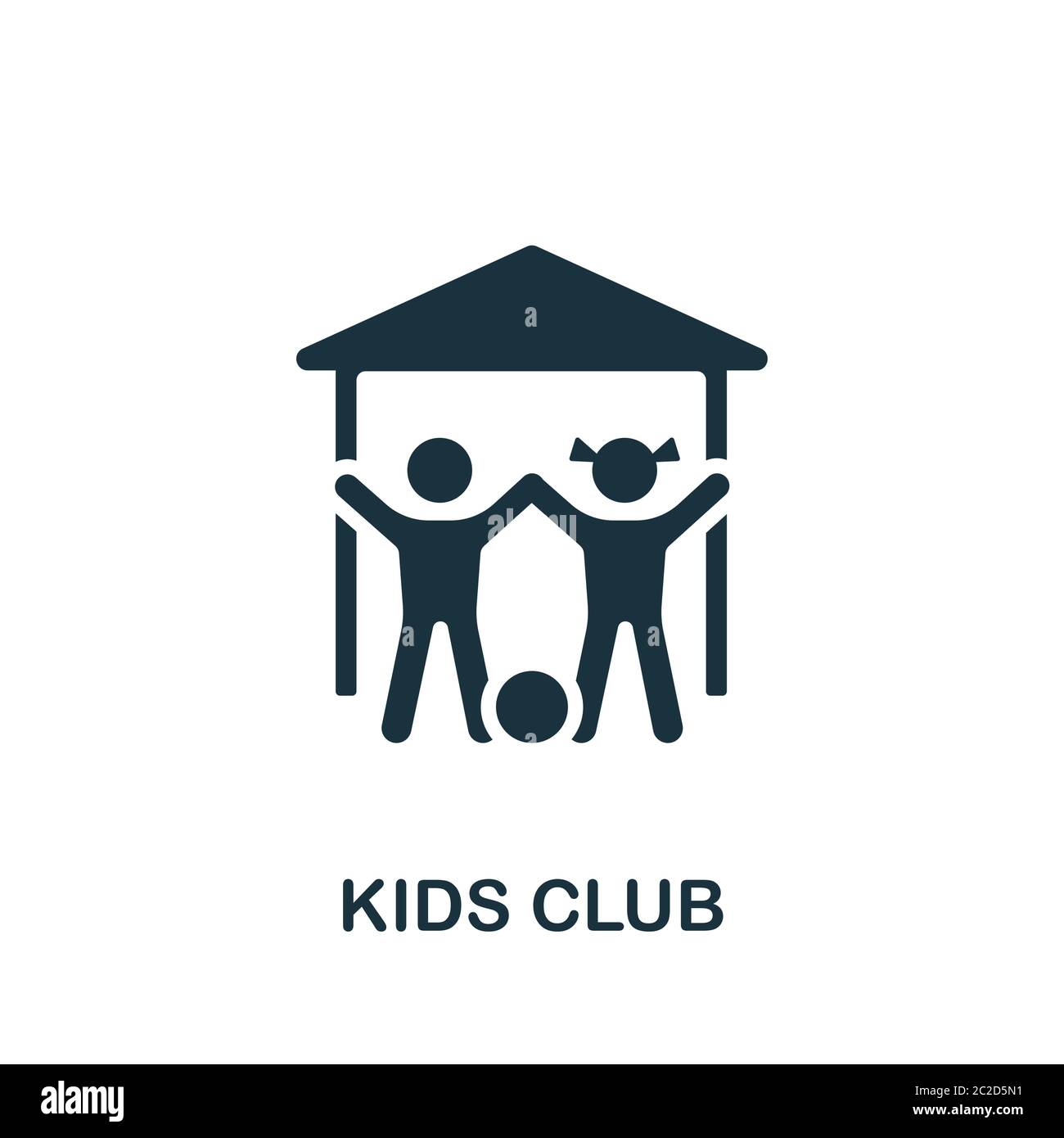 Kids Club icon. Simple element from child development collection ...