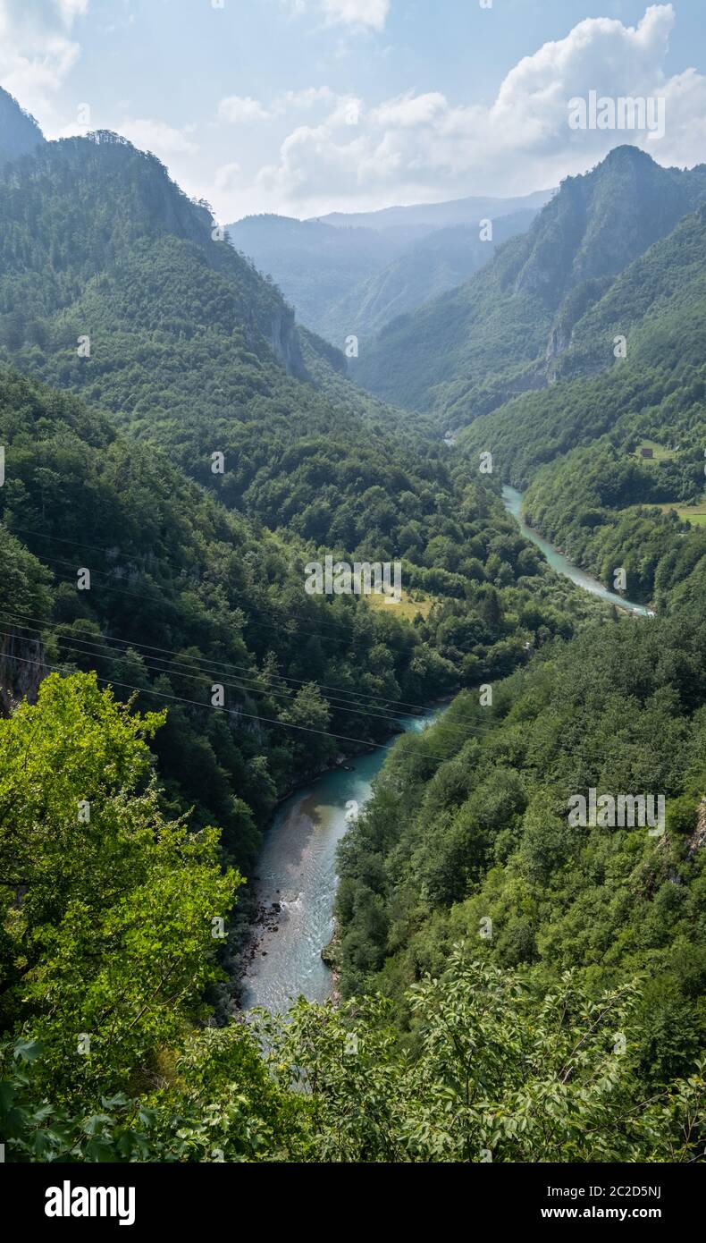 Top view to the river tara hi-res stock photography and images - Alamy