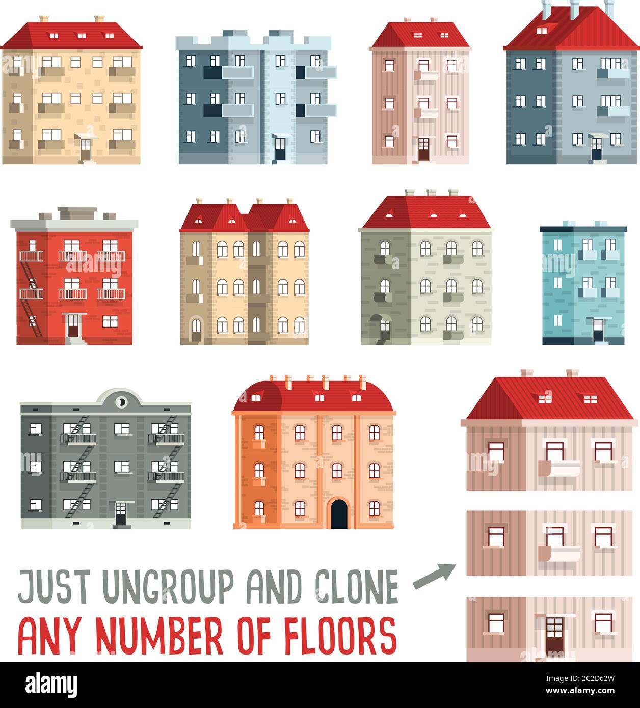 Flat color retro cartoon Stock Vector Images - Alamy