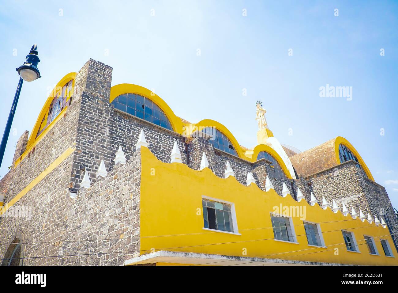 Colorful town Puebla City, Mexico Stock Photo - Alamy