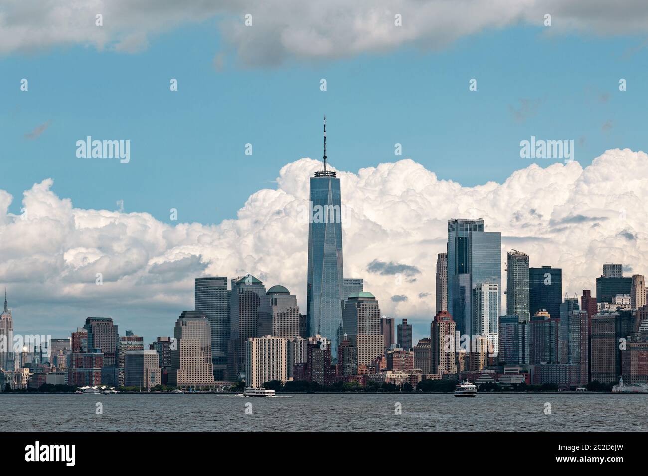 Liberty Street Financial District Lower Manhattan New York City High ...