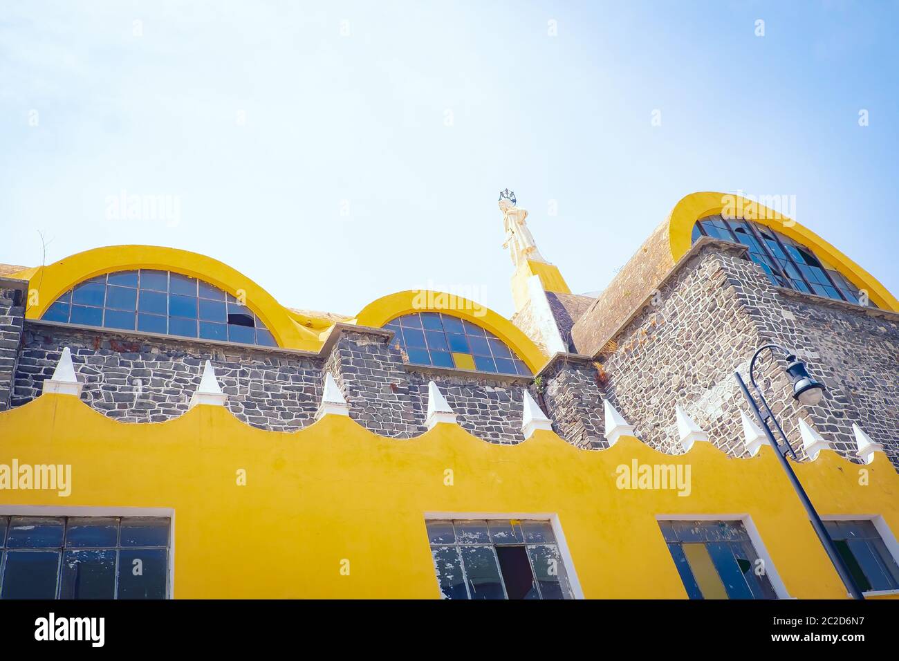 Colorful town Puebla City, Mexico Stock Photo - Alamy