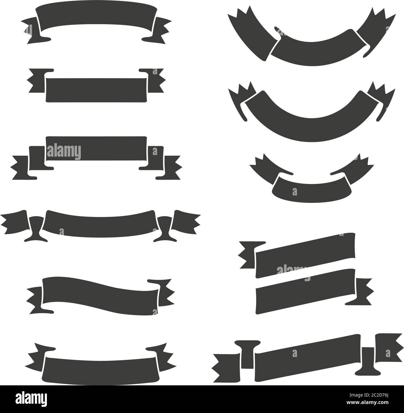 ribbons and banners Stock Vector Image & Art - Alamy