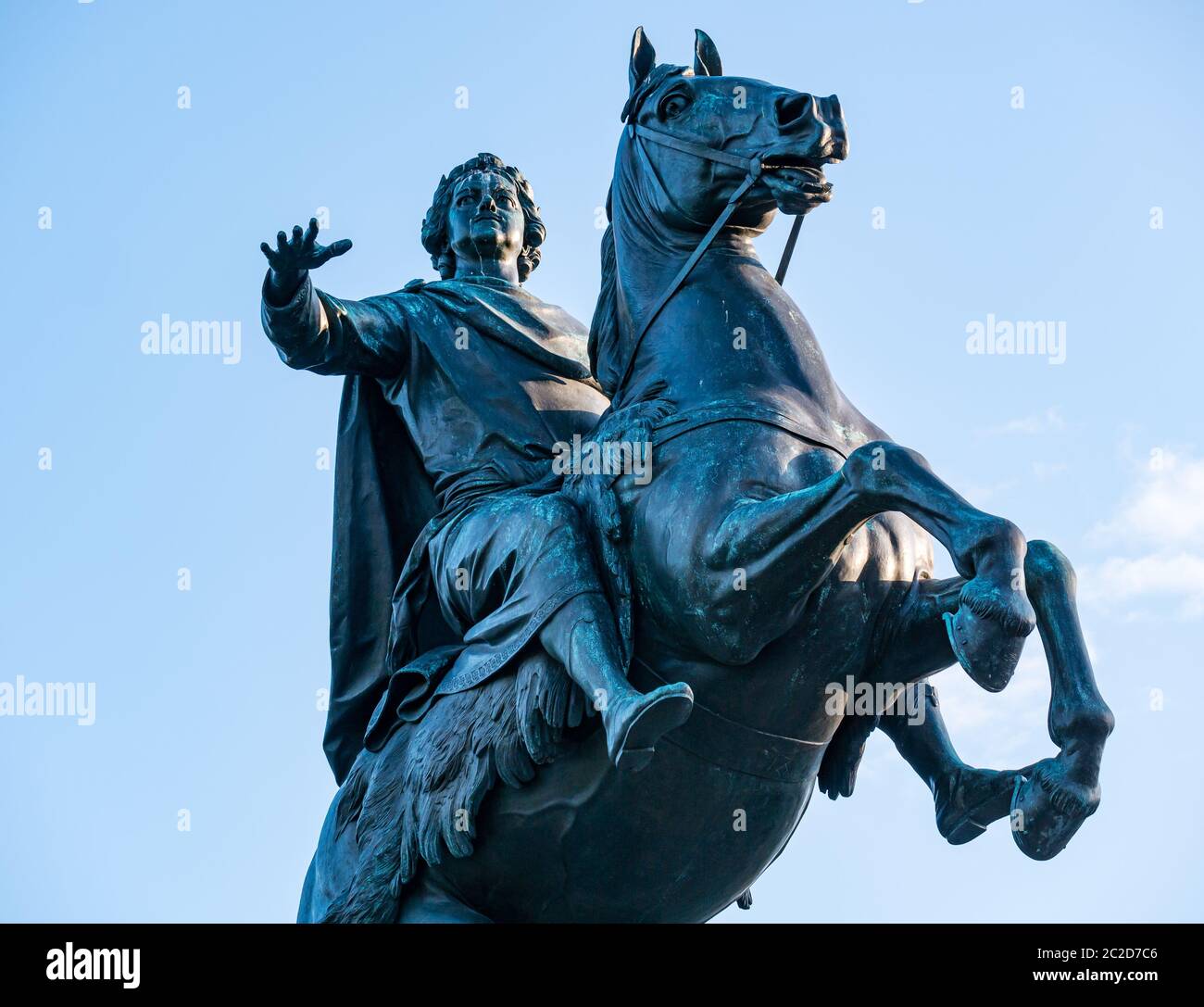 Bronze Statue Russian Tsar Peter High Resolution Stock Photography and ...