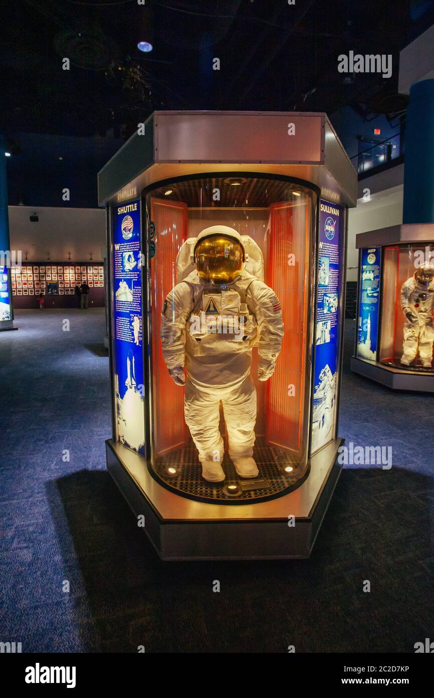 Interior of Space Center in Houston USA Stock Photo - Alamy