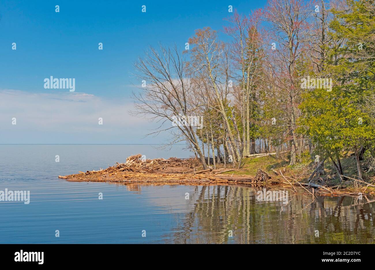 Calm Waters on the Shores of Lake Superior in Porucupine Mountains ...