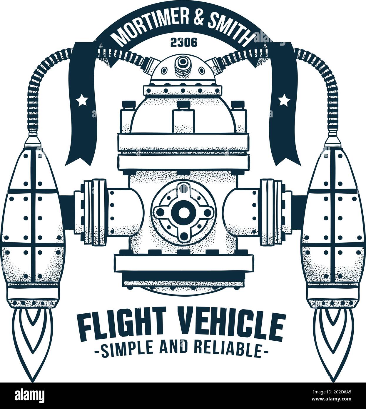Engineering drawing of machine Stock Vector Images - Alamy