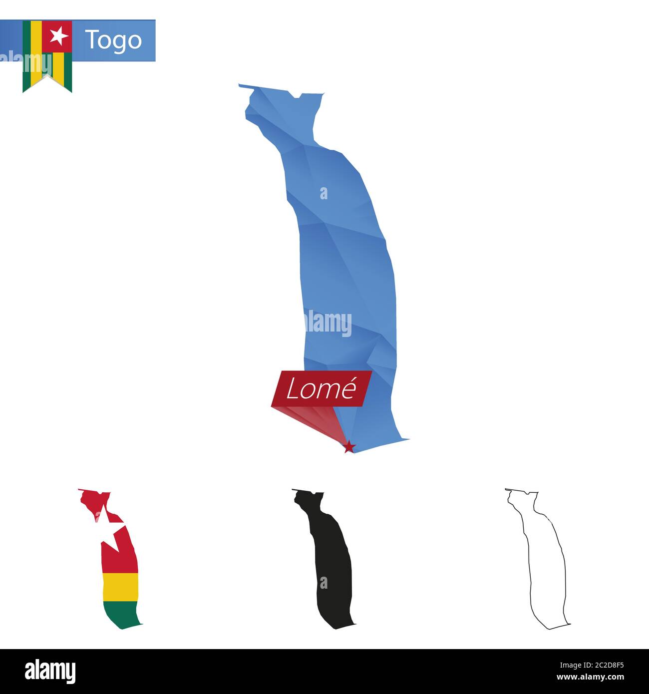 Map of lome hi-res stock photography and images - Alamy