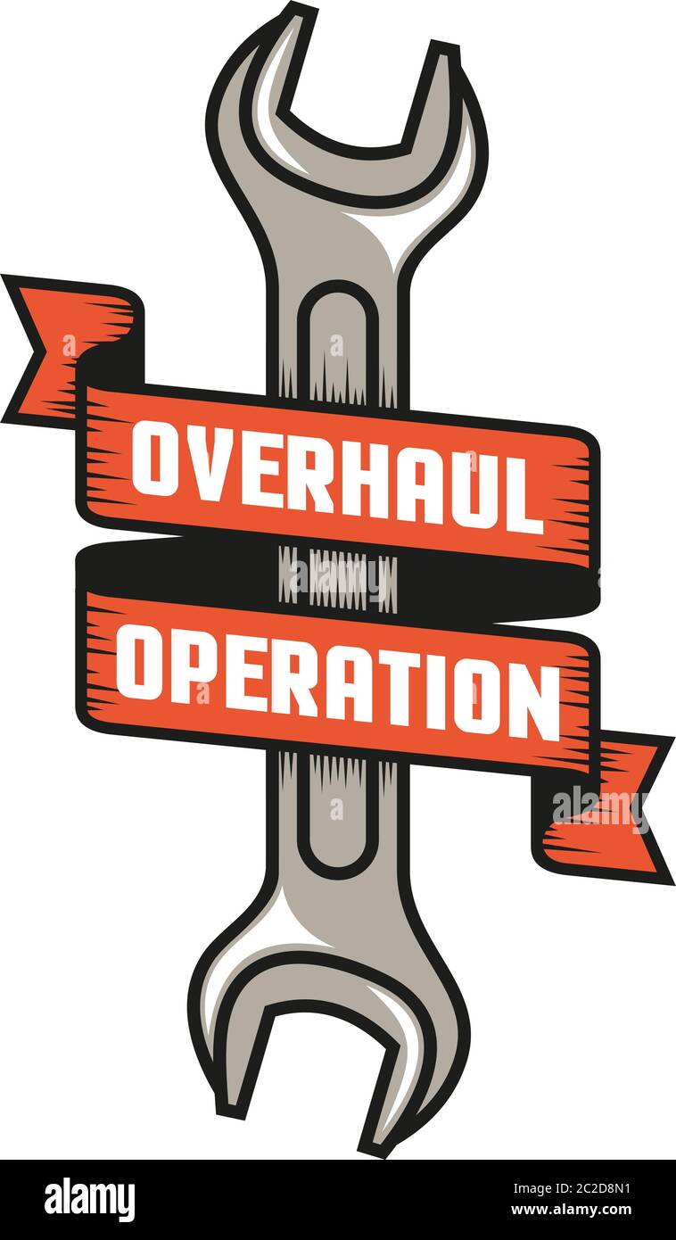 emblem overhaul repair Stock Vector Image & Art - Alamy