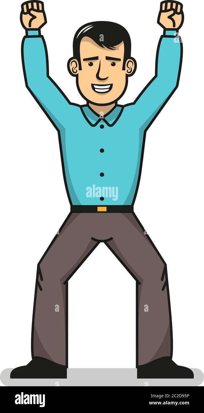 Hands glad Stock Vector Images - Alamy