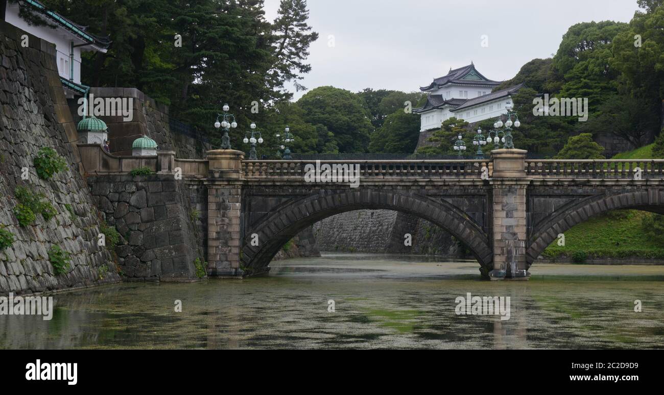 Tokyo, Japan 29 June 2019: Nijubashi in Tokyo city Stock Photo - Alamy