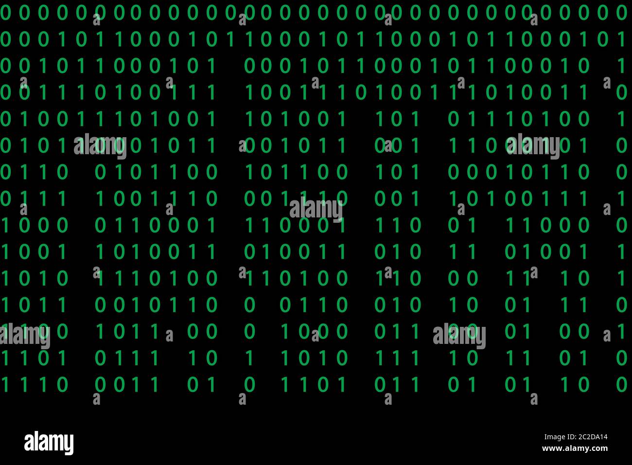 Pattern with binary code on dark background Stock Photo - Alamy