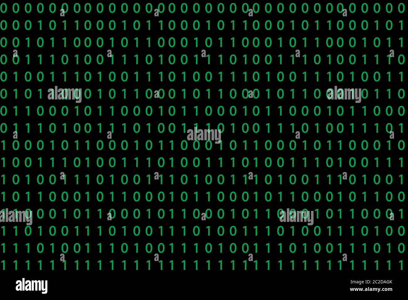 Pattern with binary code on dark background Stock Photo - Alamy