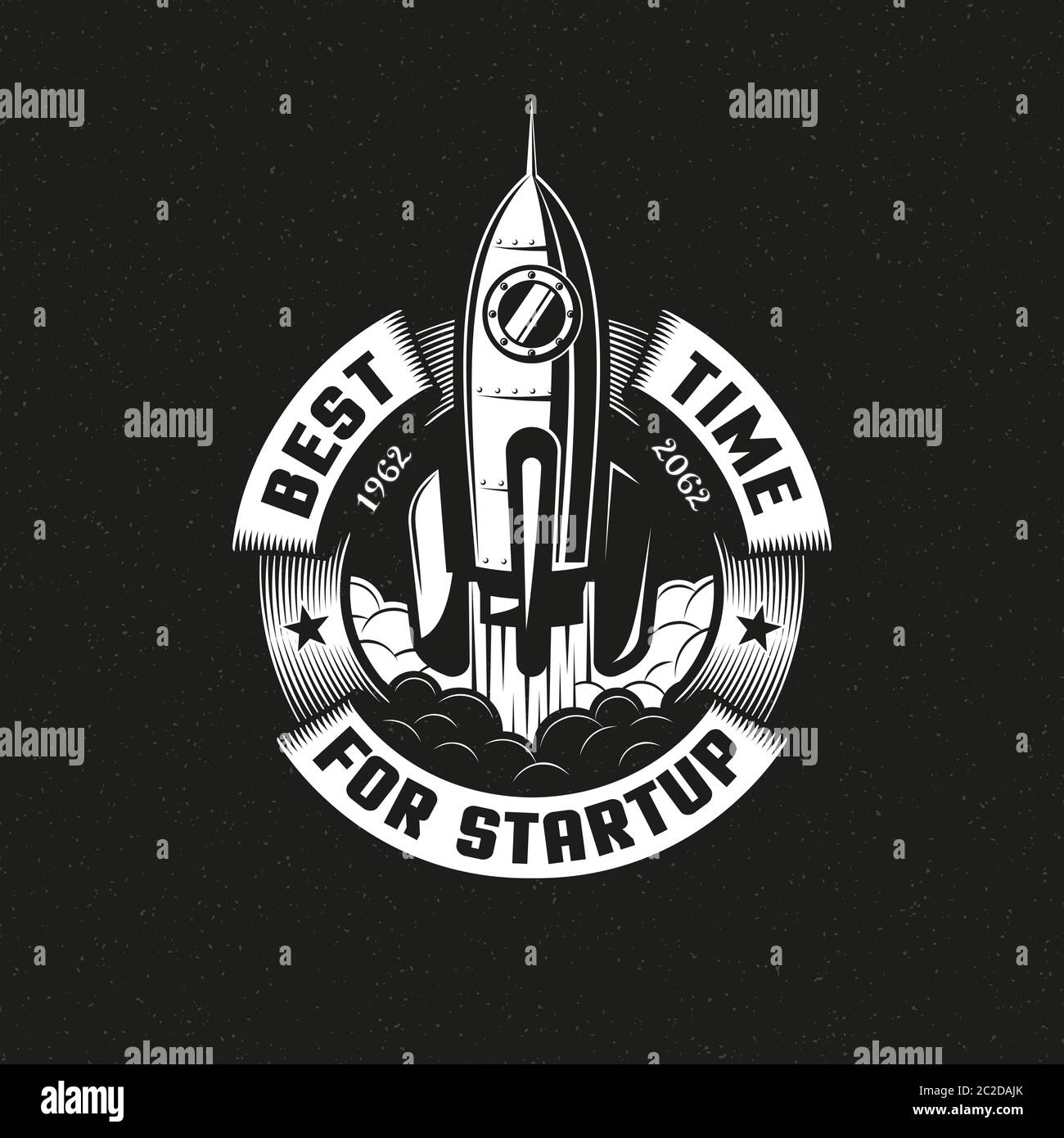 Rocket launch icon product Stock Vector Images - Alamy