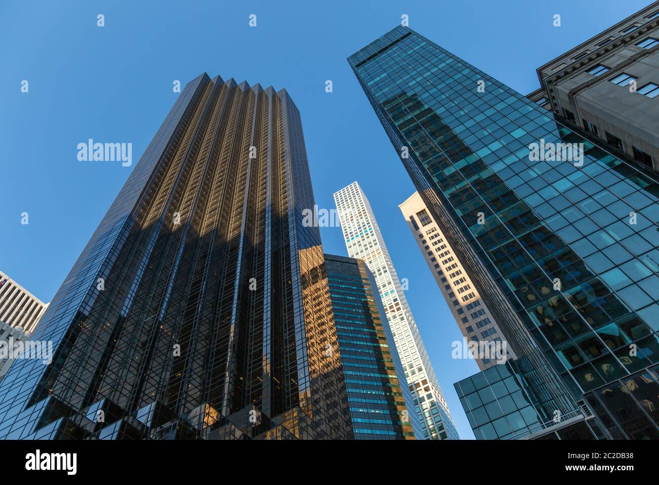New York City / USA - JUL 19 2018: Midtown skyscrapers and buildings ...