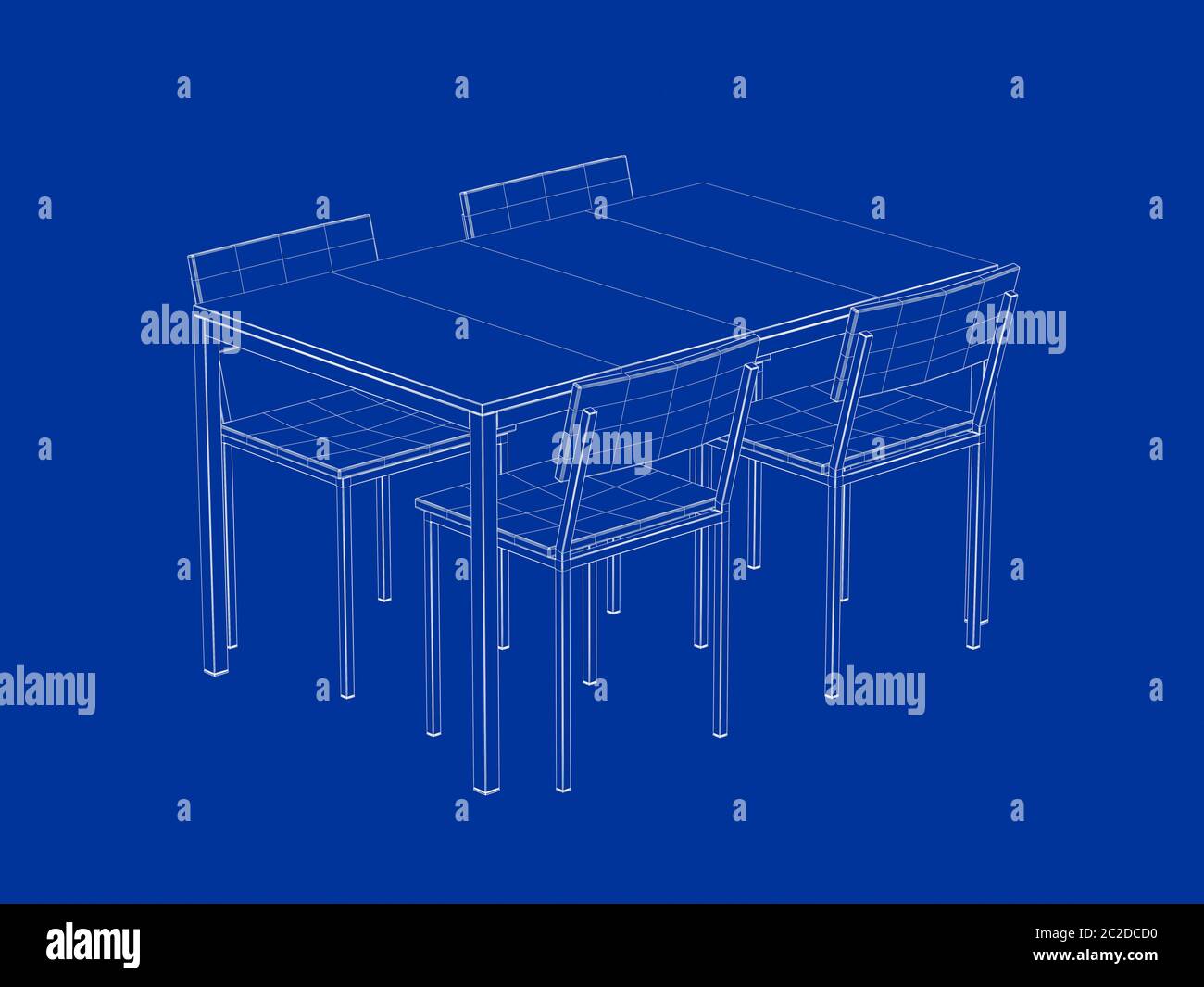 3d drawing design furniture wireframe hi-res stock photography and ...