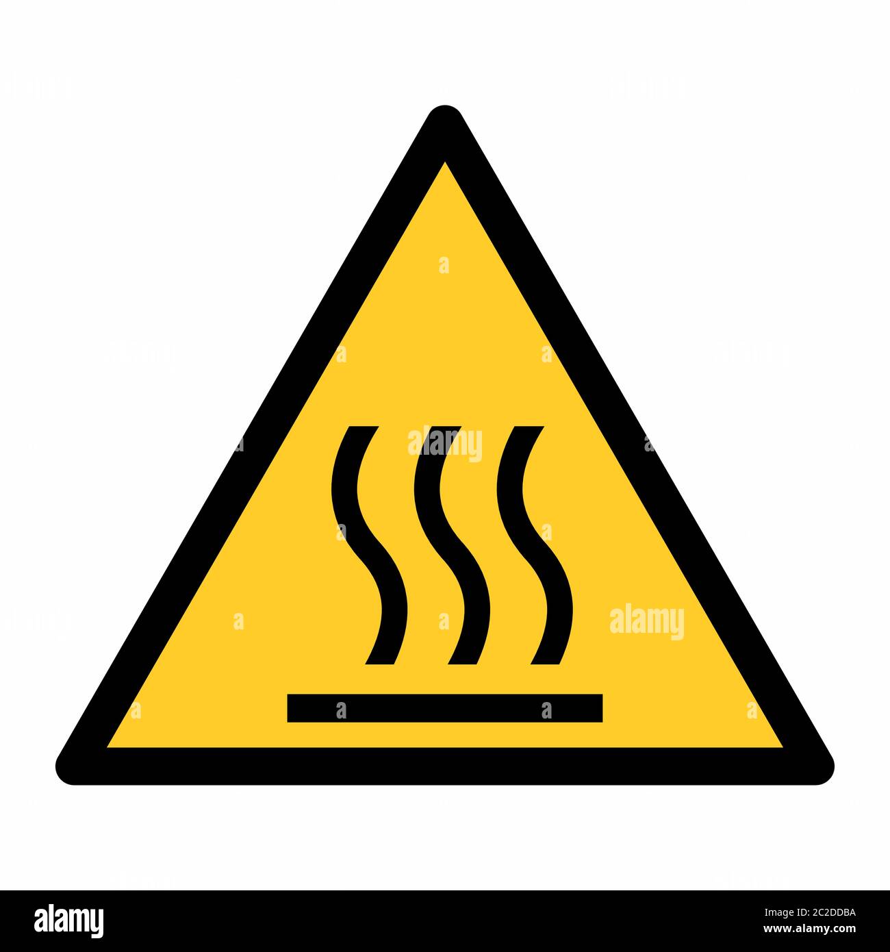 Hot surface sign Stock Vector Image & Art - Alamy