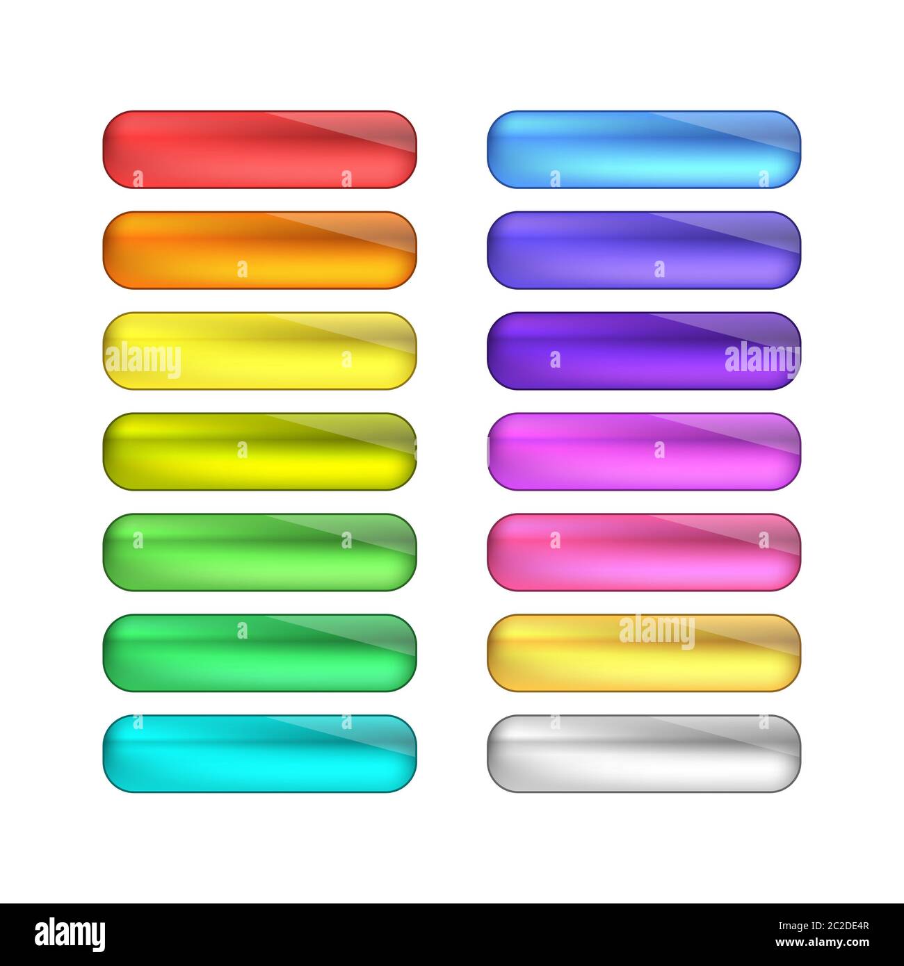 web buttons set Stock Photo - Alamy