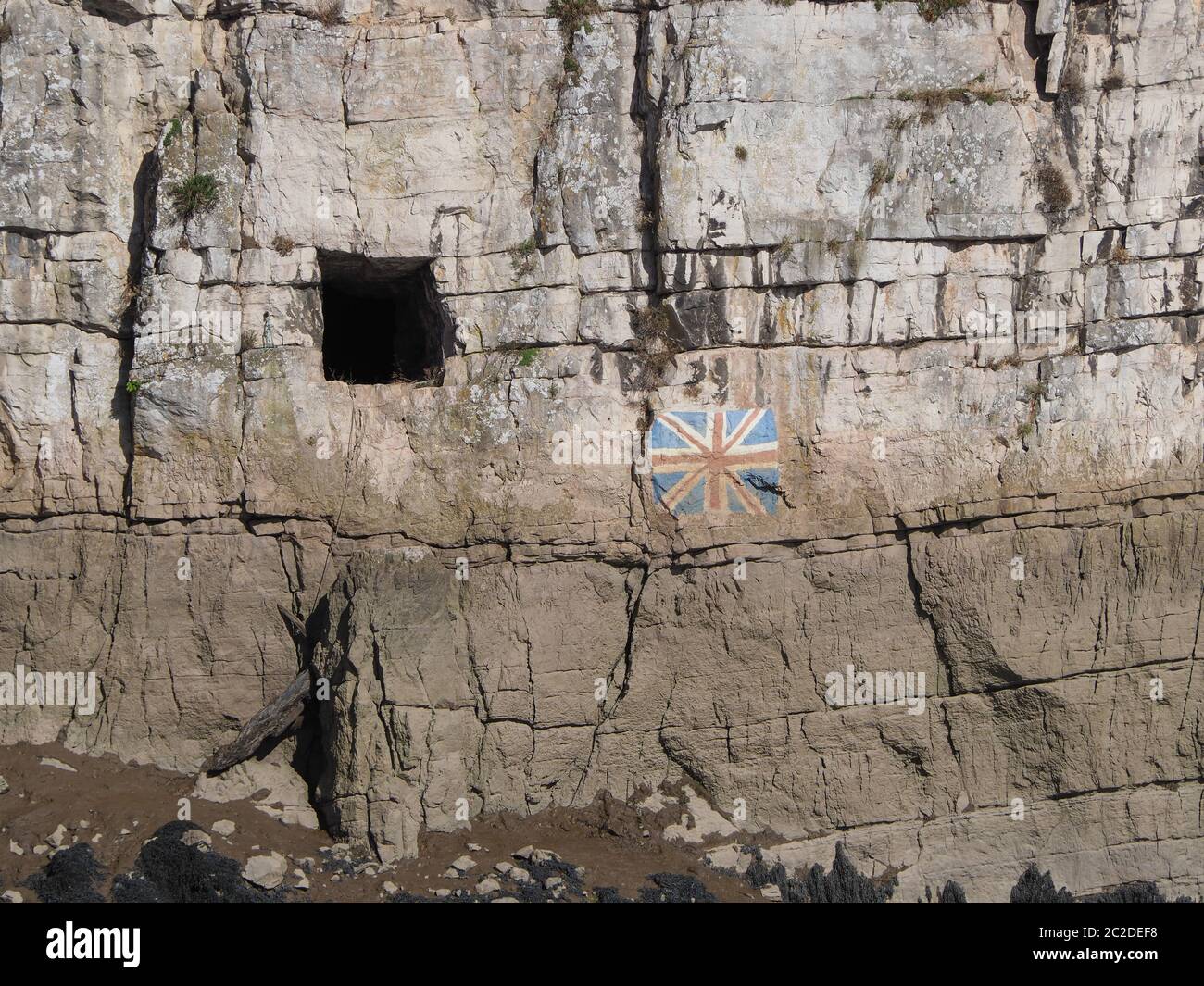 Union jack flag hole in flag hi-res stock photography and images - Alamy