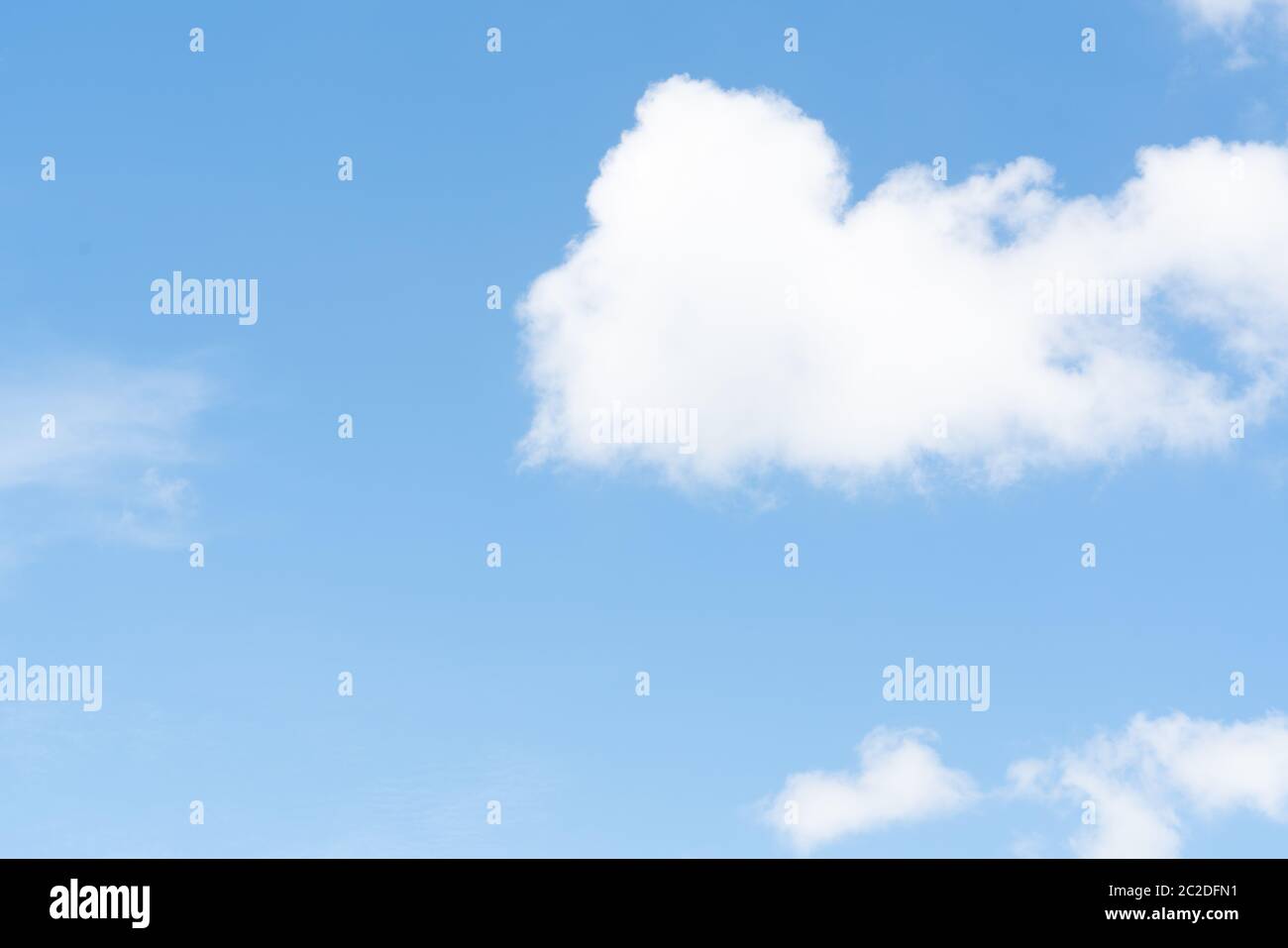 white soft cloud texture on blue sky backdrop Stock Photo - Alamy