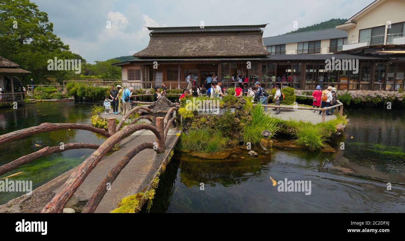 Yamanashi, Japan, 28 June 2019: Oshino Hakkai in Japan Stock Photo - Alamy