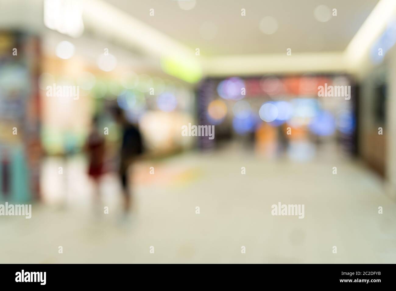 Blur view of shopping mall Stock Photo - Alamy
