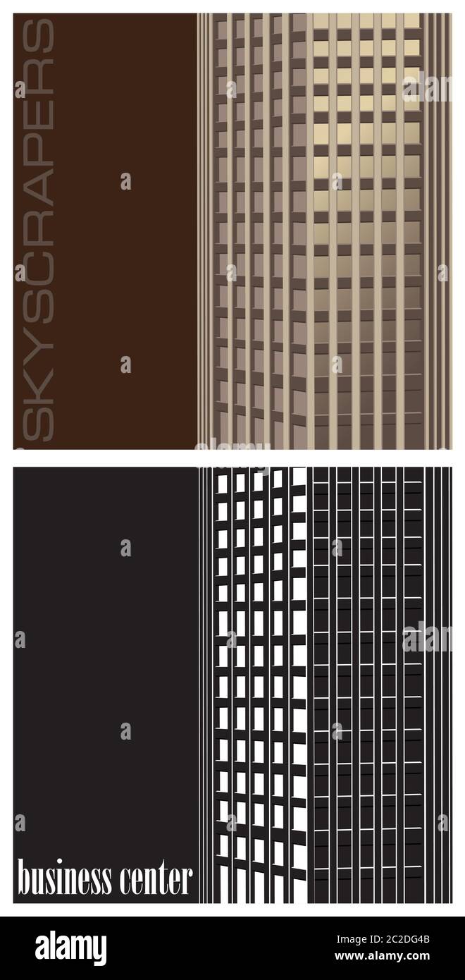 Office in a high rise Stock Vector Images - Alamy