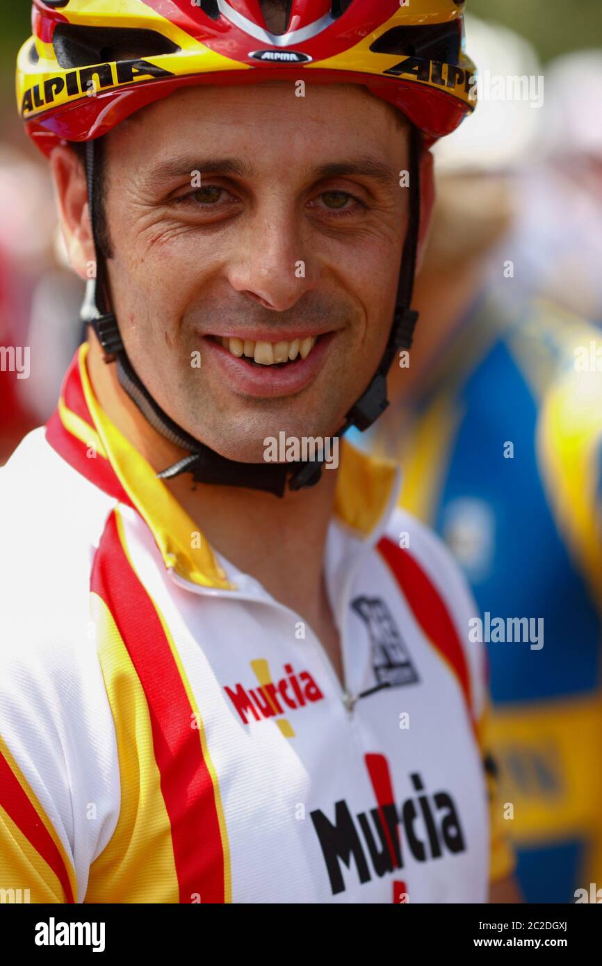 VAL DI SOLE, ITALY - JUNE 22, 2008. Jose Hermida (ESP) at the UCI ...