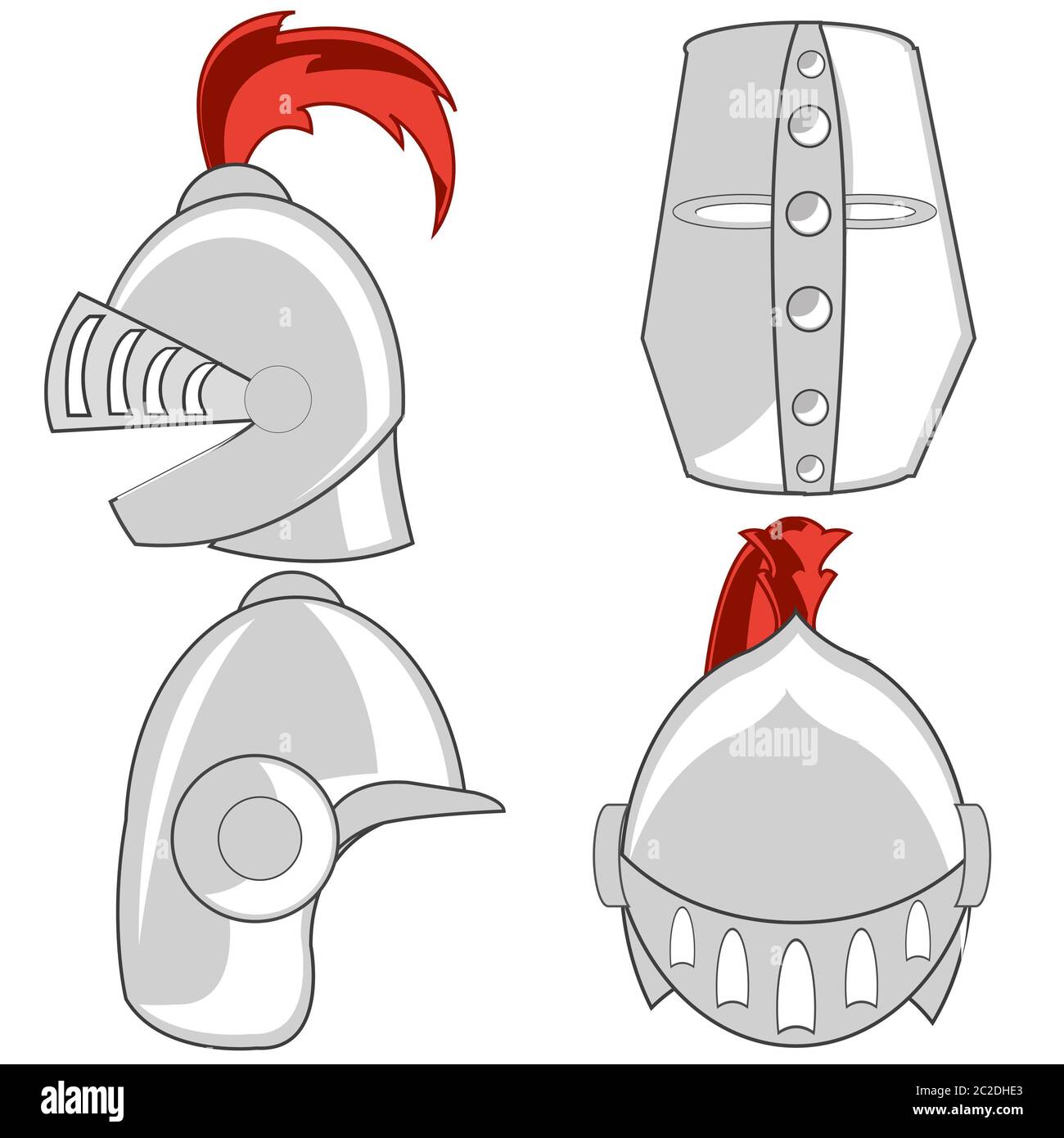 Defensive send poste medieval knights on white background is insulated ...
