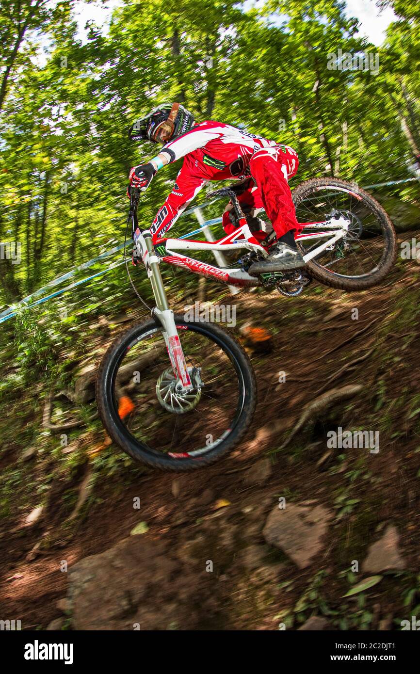 WINDHAM NY, USA - AUGUST 26, 2010. Troy Brosnan (AUS) racing for Team ...