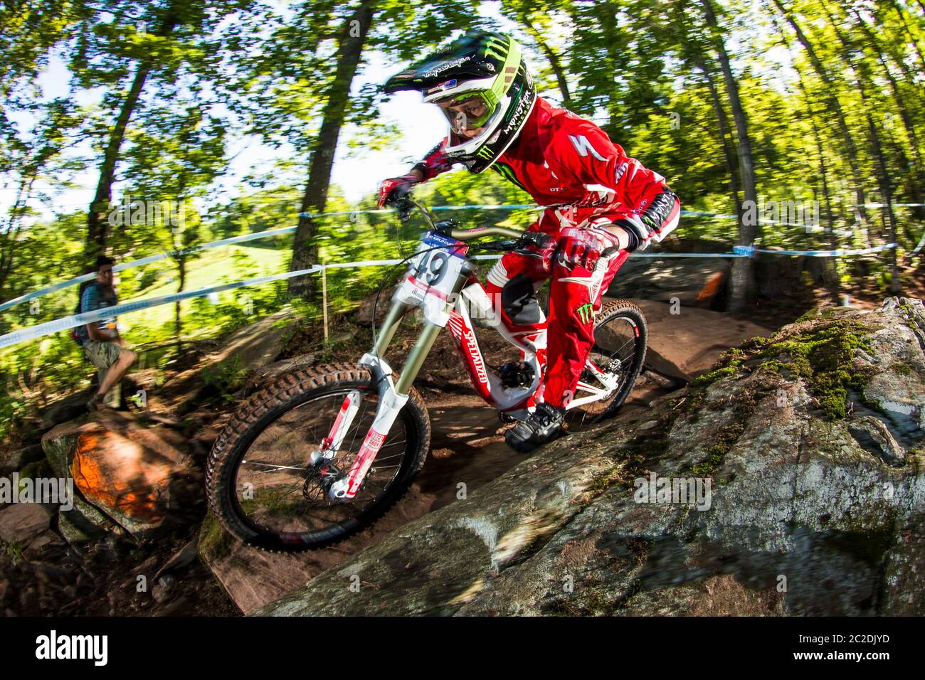 WINDHAM NY, USA - AUGUST 26, 2010. Troy Brosnan (AUS) racing for Team ...