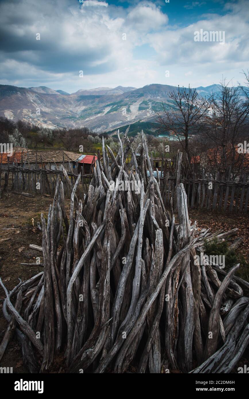 Funar village in Elbasan Stock Photo - Alamy