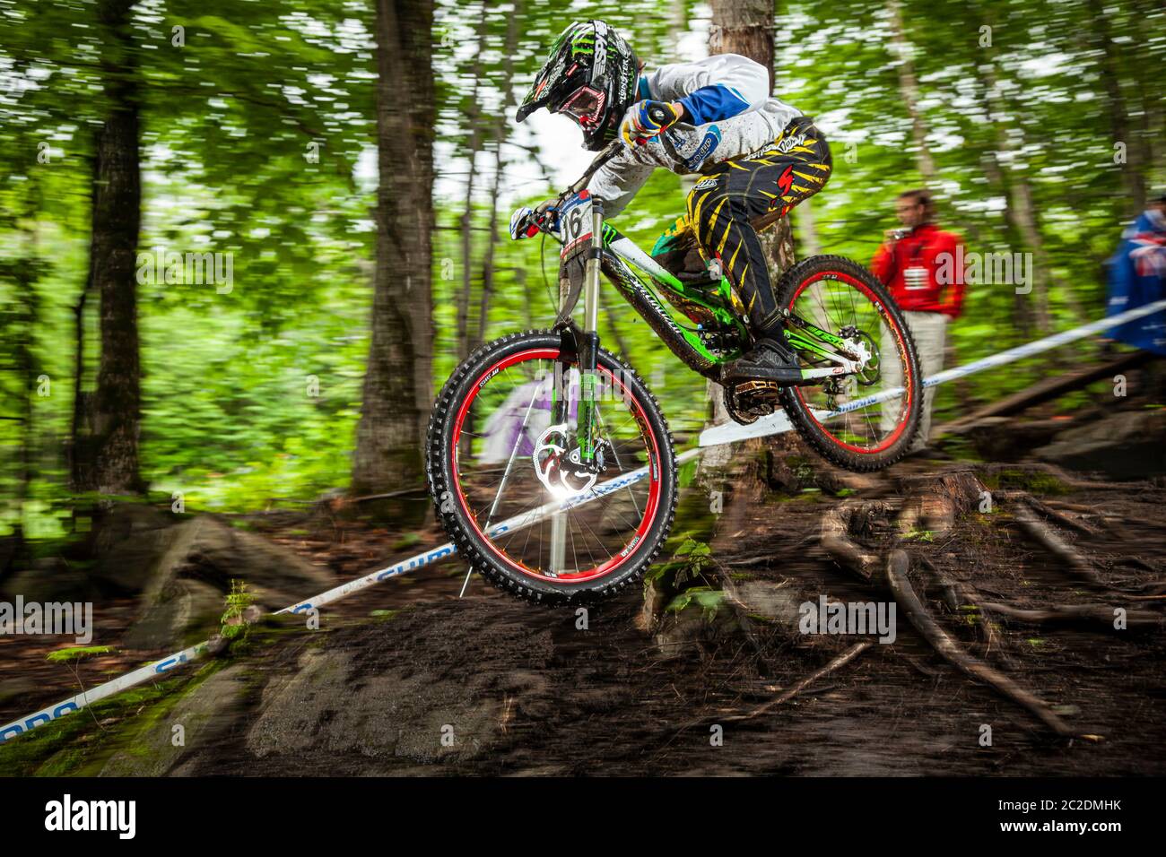 MONT ST ANNE, CANADA - JULY 1, 2011. Troy Brosnan (AUS) racing for Team ...