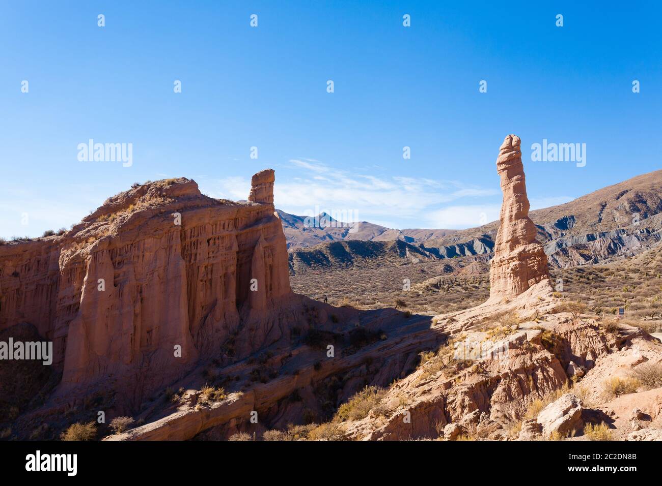 La Poronga rock formation,Bolivia.Quebrada de Palmira,Tupiza Stock ...