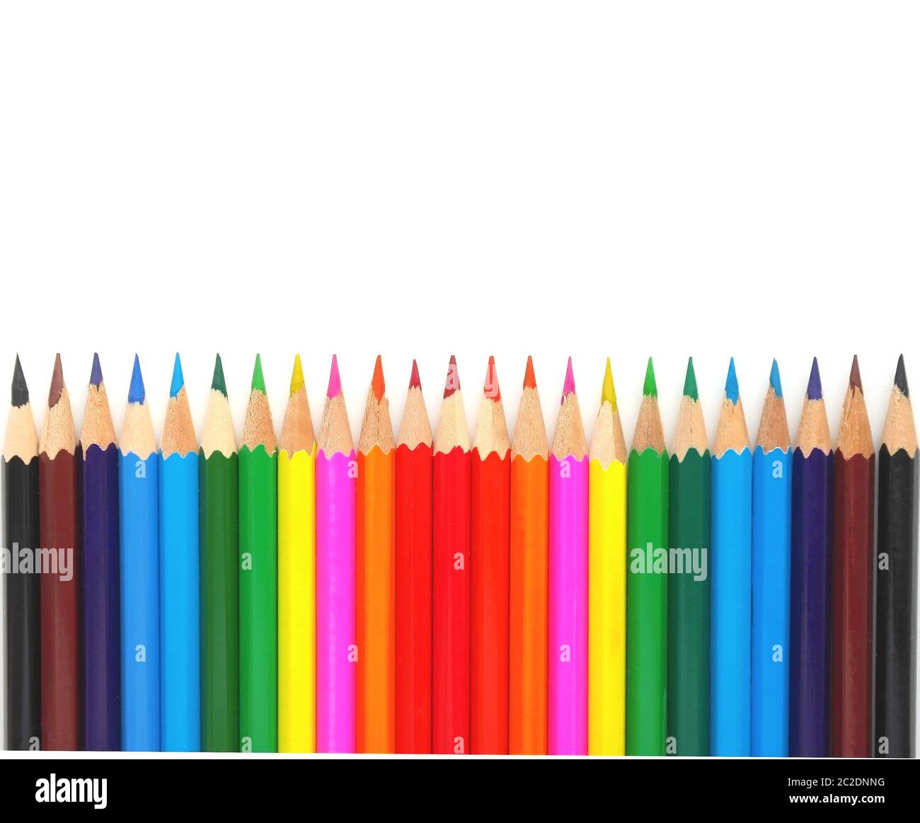 Set color pencils hi-res stock photography and images - Alamy