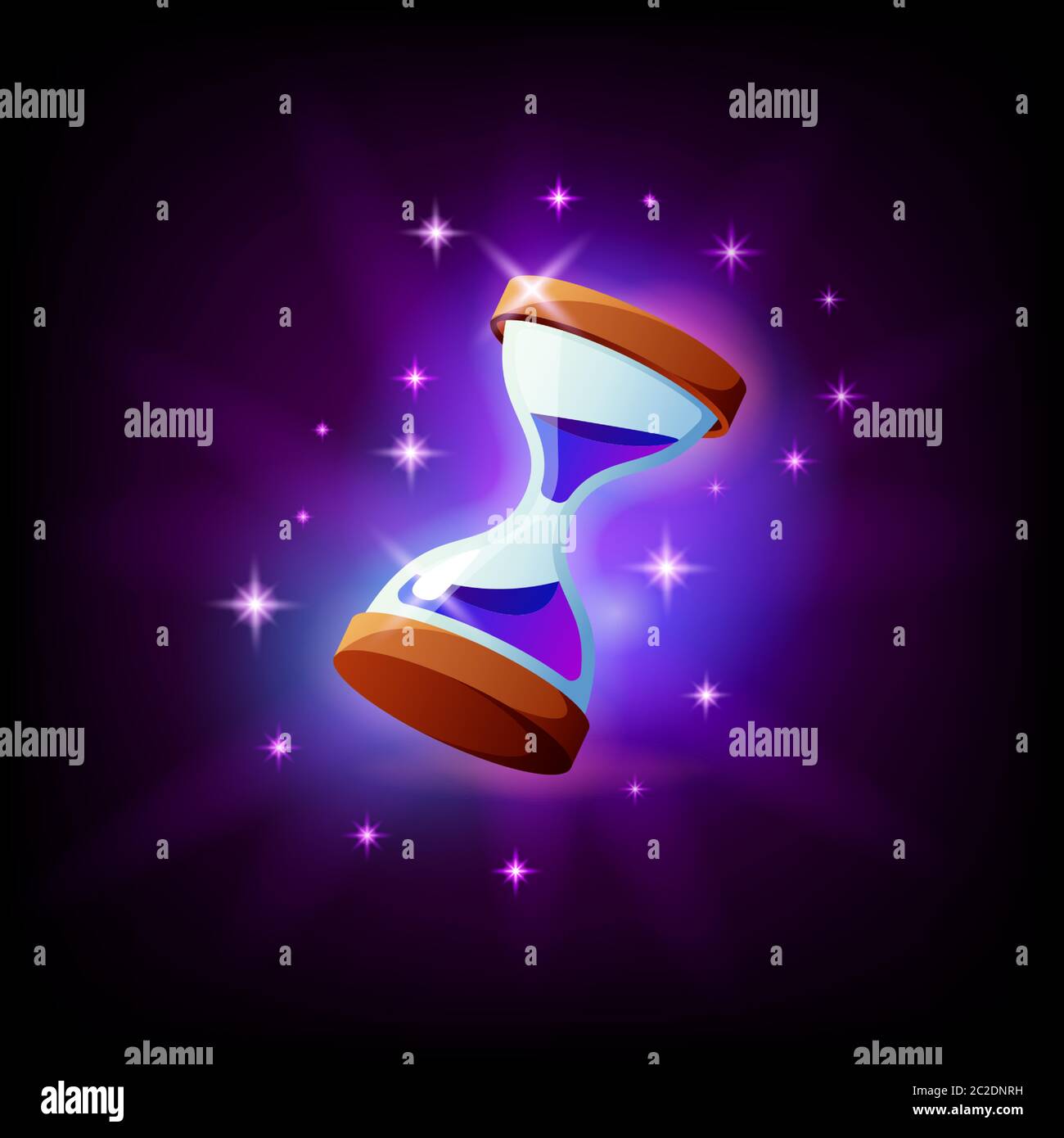 Hourglass icon vector template Stock Vector Images - Alamy