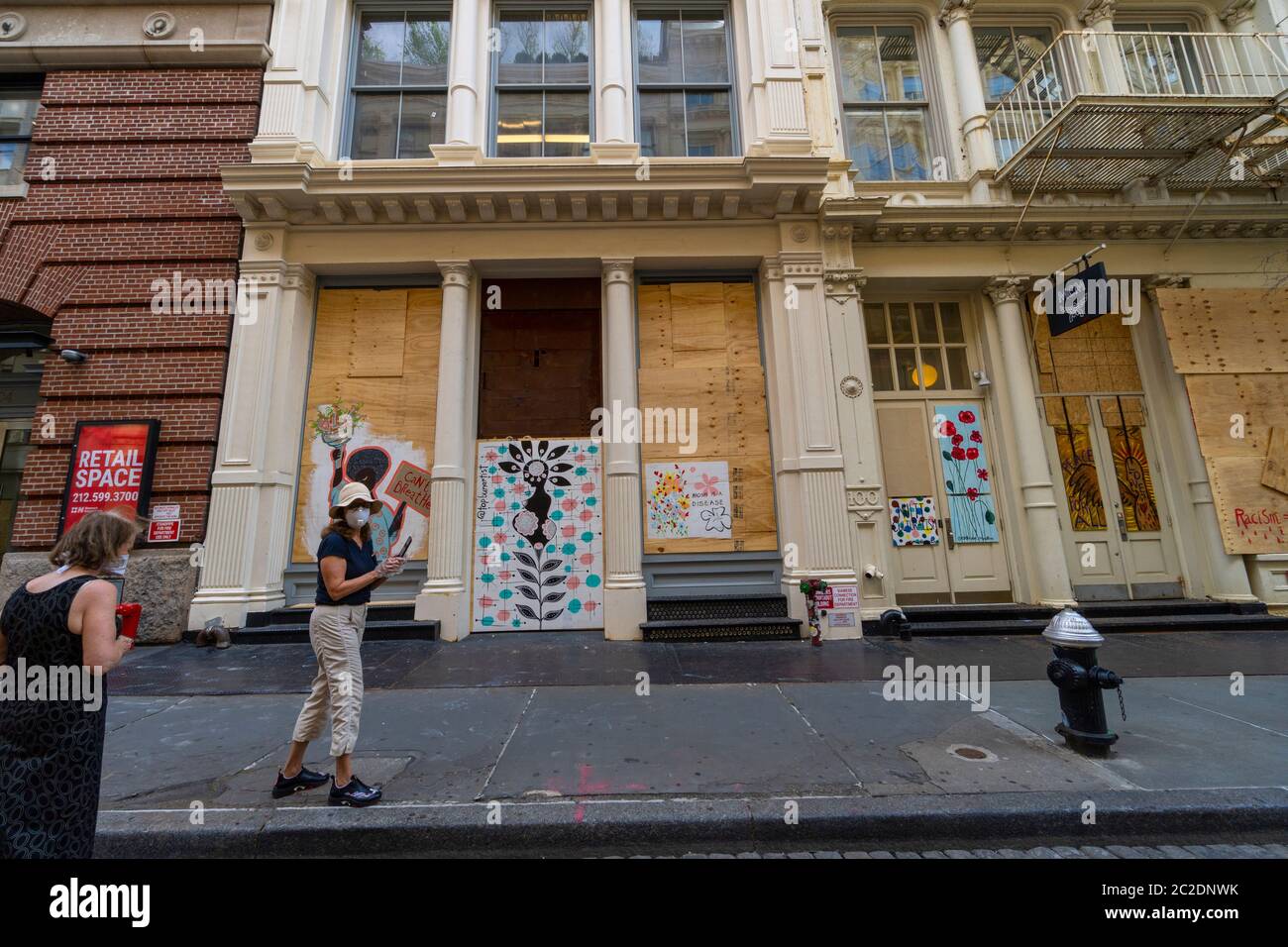 Mural painting soho hi-res stock photography and images - Alamy