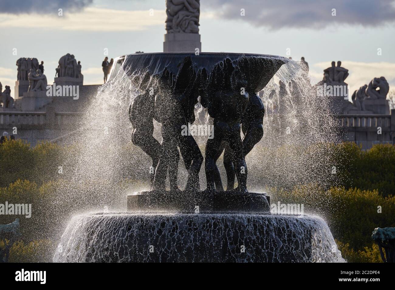 Spring in the Vigeland Park, Oslo Stock Photo - Alamy