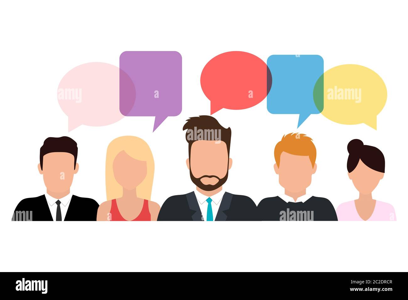 Person think bubble illustration hi-res stock photography and images ...