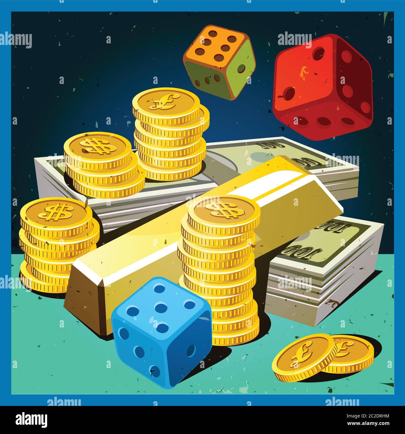 Wealth economy theme Stock Vector Images - Alamy